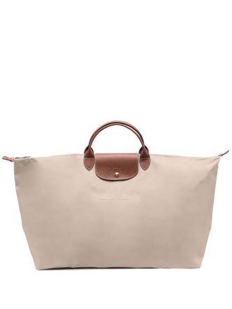 Longchamp sac de voyage Le Pliage Original large - Tons neutres