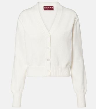 Gucci Cardigan GG en coton