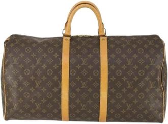 Louis Vuitton unisex, Pre-owned, Brun, Taille: ONE Size Sac Week-End en Toile Pre-owned