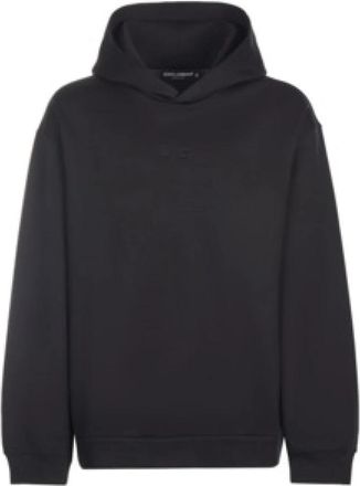 Dolce & Gabbana Herren Pullover & Strickjacke in Unifarben - - Sweatshirts & Hoodies - Herren - Schwarzk - 2XL