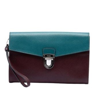Prada Pre-owned Vintage Clutch - Femme - Pre-owned - Multicolore - Taille: ONE Size