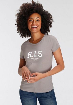 H.I.S T-Shirt bedruckt, für die Freizeit, aus Baumwolle