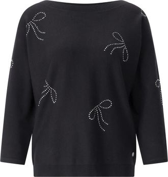 Joseph Ribkoff Damen, Sweatshirts & Hoodies, Schwarzk, MGr&ouml;&szlig;e