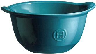 Emile Henry EH602149 Auflaufform, Keramik, Calanque Blau, 0,55 l