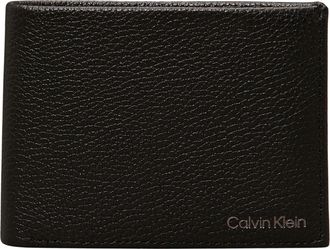 Calvin Klein Herren Geldbeutel Warmth Trifold Klein, Schwarz (Ck Black), Einheitsgr&ouml;&szlig;e