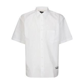 Comme Des Gar&ccedil;ons Wei&szlig;es Hemd mit Logo-Stickerei - - Shirts - Herren - Wei&szlig; - M