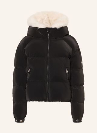 Garcia Garcia Steppjacke Mit Kunstpelz schwarz