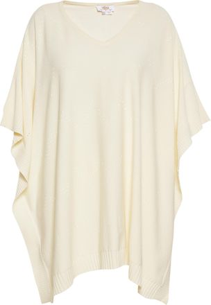 Usha Poncho Damen Creme