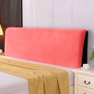 Generic Bettkopfteil Hussen Stretch Bett Kopfteil Bezug Double King Queen Single Verdickter Diamant Samt Staubdichter All Inclusive R&uuml;ckenlehnenschutz Schonbe