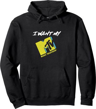 Giesswein Ich Will Mein gelbes MTV Classic Logo Pullover Hoodie