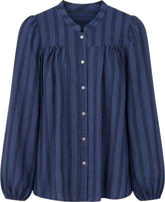 2-Biz Julie Blouse - - Blouses & Shirts - Damen - Blau - L