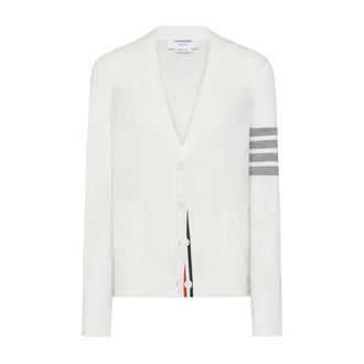 Thom Browne Damen, Strickwaren, Wei&szlig;, SGr&ouml;&szlig;e