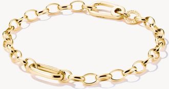 Thomas Sabo Vergoldetes Bettelarmband in Gold mit Connect-Glied