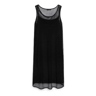 Fiorella Rubino Femme, Robes, Noir, Taille: 40 FR Robe courte ajour&eacute;e