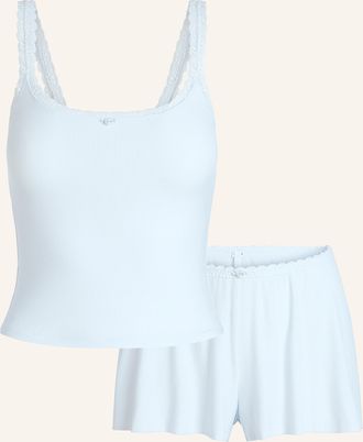 SKIMS Skims Lounge-Set Soft Lounge Lace blau