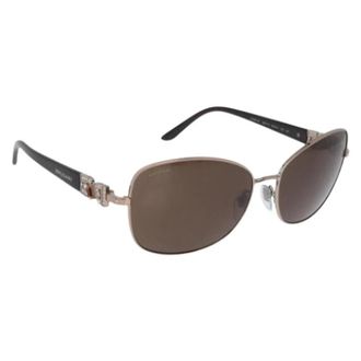 Bulgari Pre-owned Metal Sonnenbrille - - Pre-owned - Damen - Braun - ONE SIZE