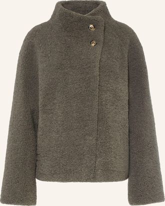 Rino&Pelle Rino & Pelle Teddyfell-Jacke Denu gruen