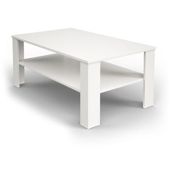 Vicco Table basse, Blanc, 100 x 60 cm