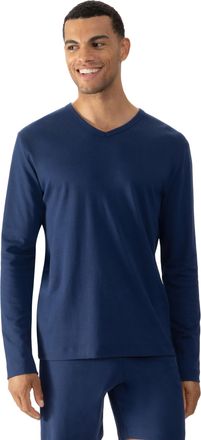 Mey Nachtwäsche Serie Solid Night Herren Homewear-Oberteile Neptune XXL(XXL)