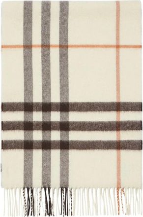 Burberry Giant Scarf - White