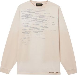 Mini Cream Oberteil mit Logo - Nude