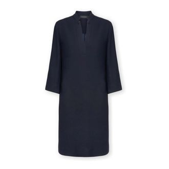 Elena Miro Enver Satin Dress - - Dresses - Damen - Blau - XL