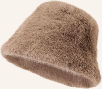 Mrs & Hugs Mrs & Hugs Bucket-Hat Mimi Aus Kunstfell beige
