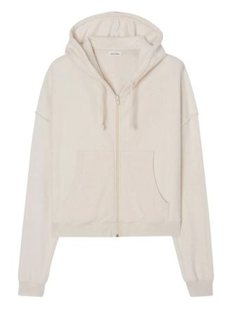 American Vintage hoodie Bobypark &agrave; fermeture zipp&eacute;e - Tons neutres