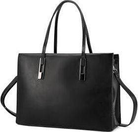 Queen Helena Grand sac à main avec bandoulière amovible grande capacité femme M1063, Noir