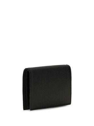 Vivienne Westwood Womens Orb Logo Bifold Wallet Black Polyurethane