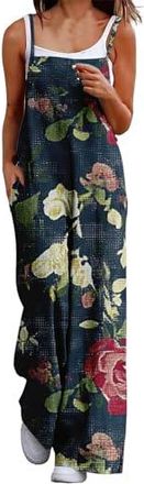 Generic Combinaison d&eacute;contract&eacute;e sans manches pour femme avec bretelles spaghetti extensible une pi&egrave;ce petite combinaison pour femme taille 42 combinaison ban