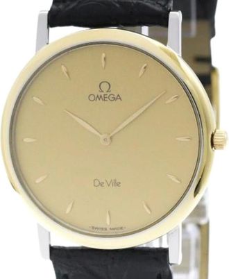 Omega Montre Pre-owned De Ville 7400.11.01 - Homme - Pre-owned - Beige - Taille: ONE Size