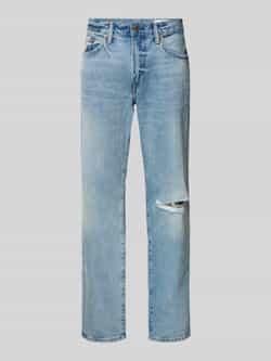 GAP Straight Fit Jeans im Used-Look