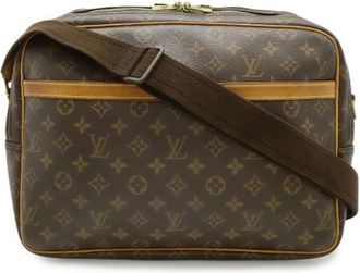 Louis Vuitton Pre-owned Sac bandouli&egrave;re Monogram Reporter GM - Femme - Pre-owned - Brun - Taille: ONE Size