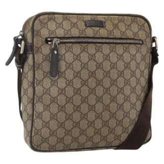 Gucci Sac bandouli&egrave;re en plastique Pre-owned - Femme - Pre-owned - Brun - Taille: ONE Size