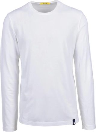 Drumohr Homme, Tops, Blanc, Taille: XL Long Sleeve Top