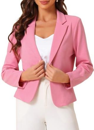 Allegra K Blazer Court Femme