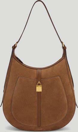 DeMellier Le Hobo Siena Daim Tan Profond & Petit Grain Tan Profond DeMellier