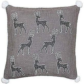 Riva Paoletti W/Christmas Reindeer PC 50X50 MO, Mokka, 50x50cm