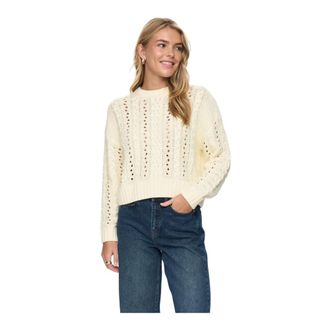 N&uuml;mph Damen, Strickwaren, Beige, LGr&ouml;&szlig;e