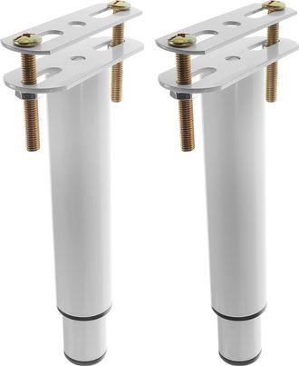 DOITOOL 2 Stück Verstellbare Metall bettstützbeine Höhenverstellung Robuste Möbelstützen für Bettrahmen Sofa Schrank Langlebige Bettrahmen verstärkung Flexibe