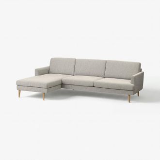 IKEA GRILLSTORP / SMEDSTORP 4er-Sofa mit R&eacute;camiere links