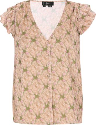 Faina Bluse Frauen beige mehrfarbig