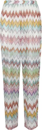 Missoni Femme, Pantalons, Multicolore, Taille: 36 FR Zigzag Pants