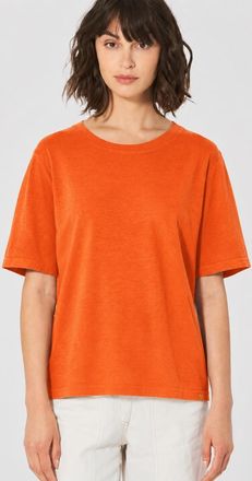 Hempage Hempage Damen vegan T-Shirt Combination Nektarine Orange