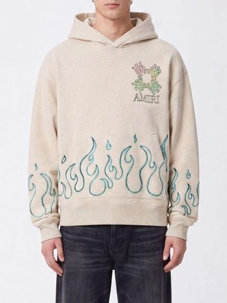 Amiri Sweat &agrave; capuche en coton &agrave; coupe d&eacute;contract&eacute;e avec imprim&eacute; graphique et logo