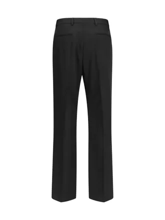 Valentino Mens Wool Tailored Pants Nero Merino Ovis Aries Trousers