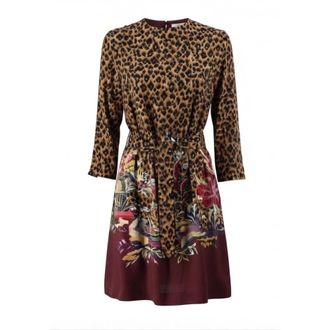Etro Gemustertes Kurzarmkleid - - Dresses - Damen - Mehrfarbig - S