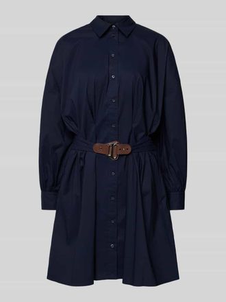 Lauren Ralph Lauren Hemdblusenkleid mit G&uuml;rtel Modell AZMERA