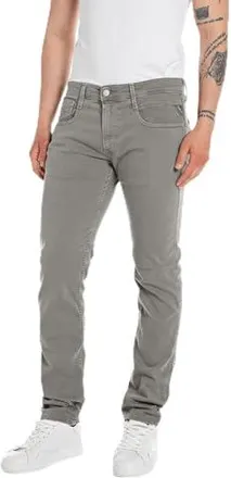 Replay Herren Jeans Anbass Slim-Fit, Gris Moyen 176 (Grau), 29W / 32L